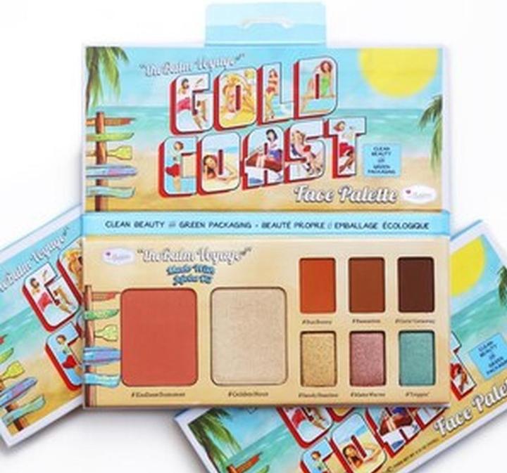 The Balm Gold Coast Face Palette Multifunctional Makeup Palette 10G ...