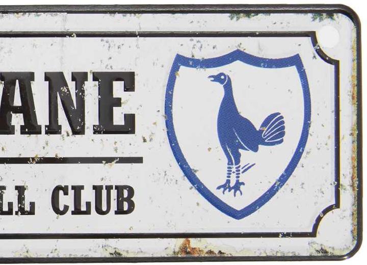 Tottenham Hotspur FC Retro Fenster Schild White Hart Lane mit Club ...