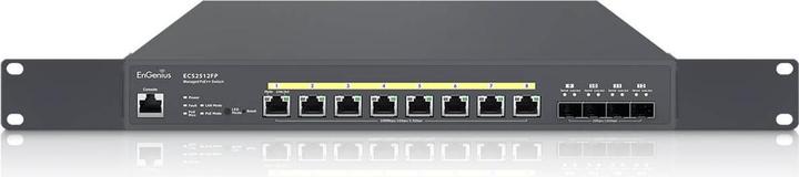 EnGenius Managed CloudSwitch Aggregate 8-port 10Gigabit 420W PoE++ 4x ...