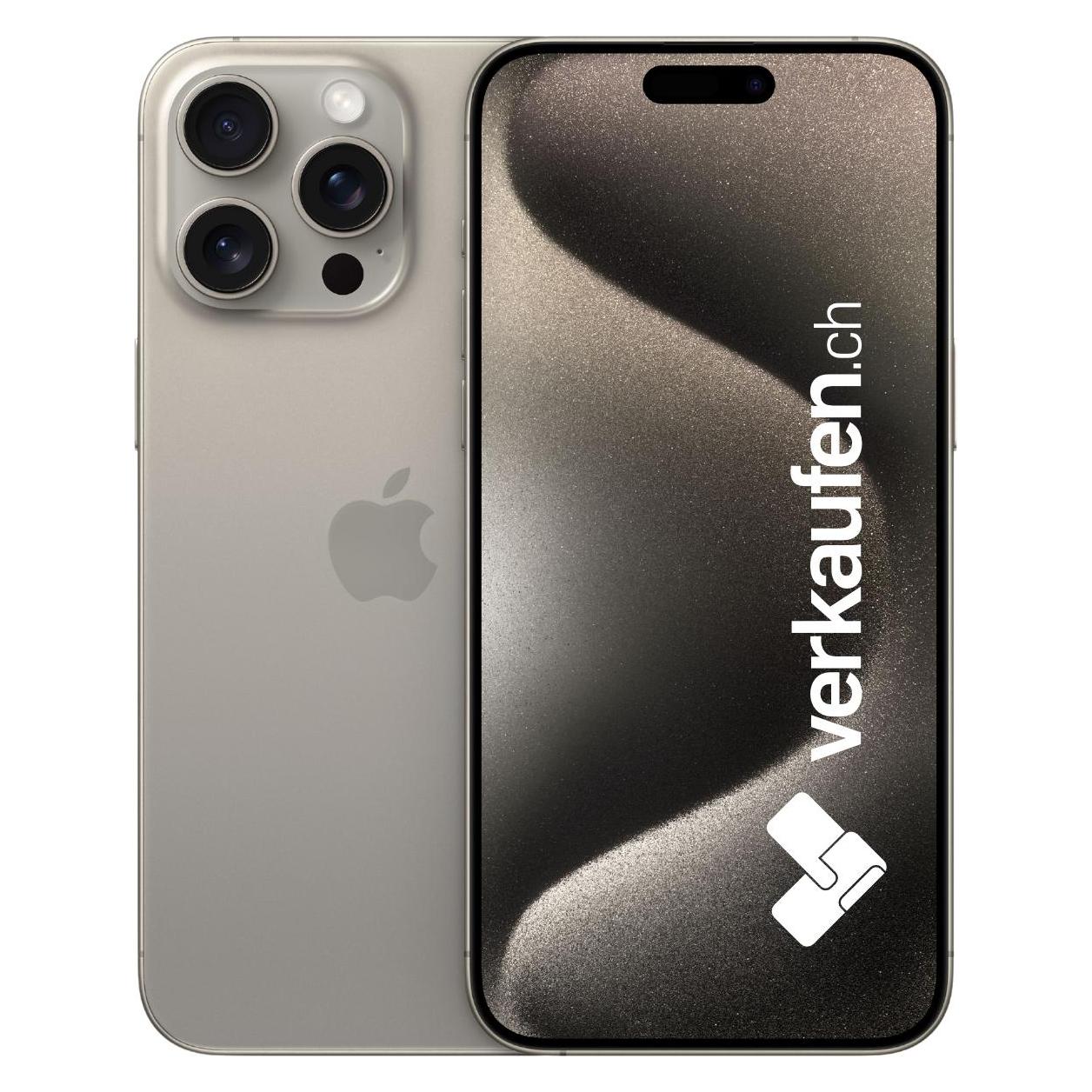 verkaufen.ch iPhone 15 Pro Max (256 GB, Natural Titanium, 6.70", 48 Mpx ...