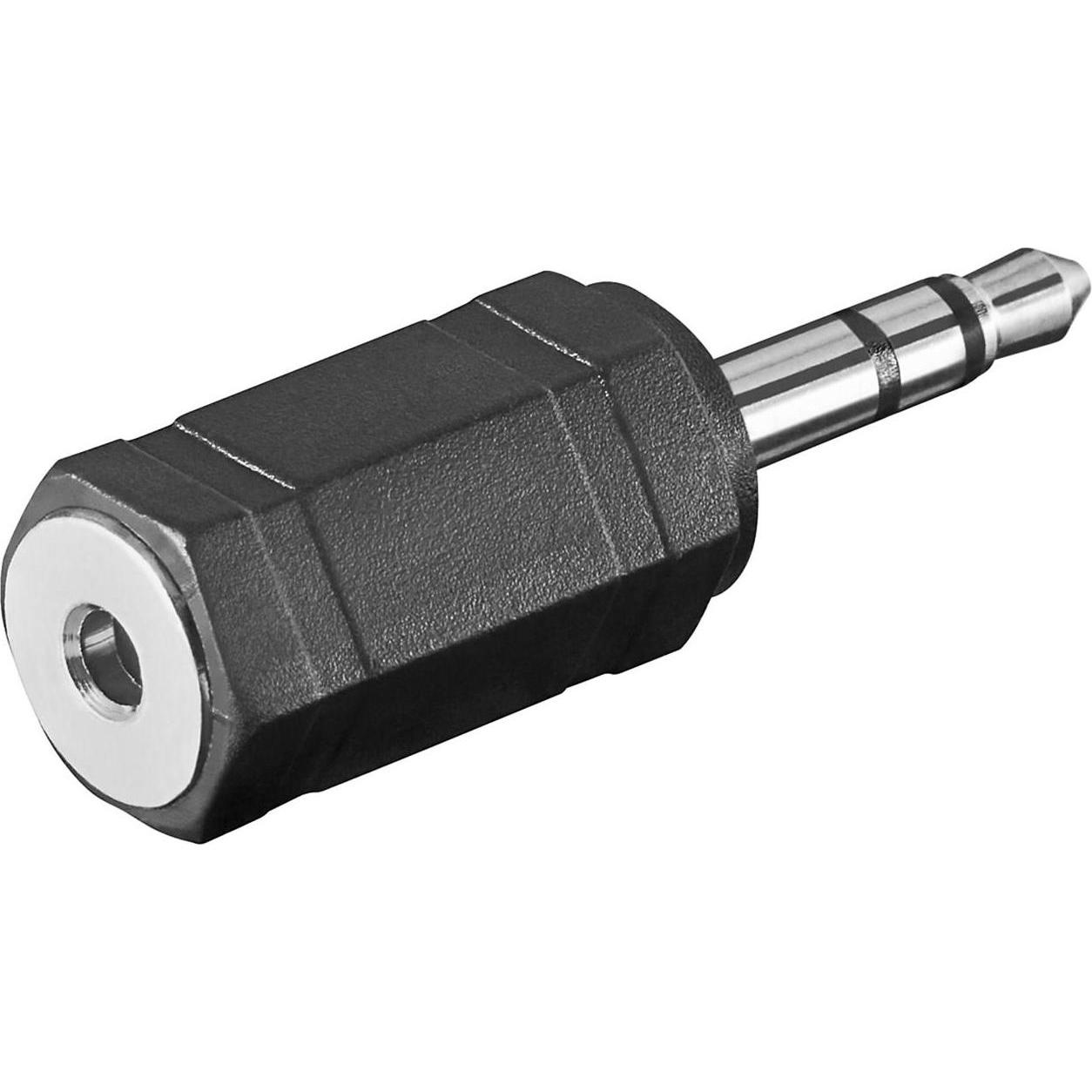 Goobay Kopfhrer-Adapter, AUX-Klinke 3,5 mm zu 2,5 mm, Klinke3 ...