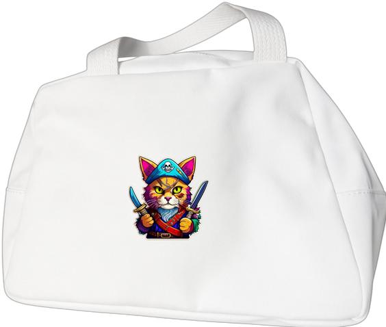 Bügelbilder Schul & Freizeitsrucksack-Set Comic pirat Cat - Digitec