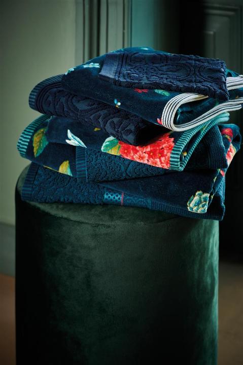 PIP Studio B 70 x L 140 cm - 100% bmuldsvelour - Dark blue (70 x 140 cm ...