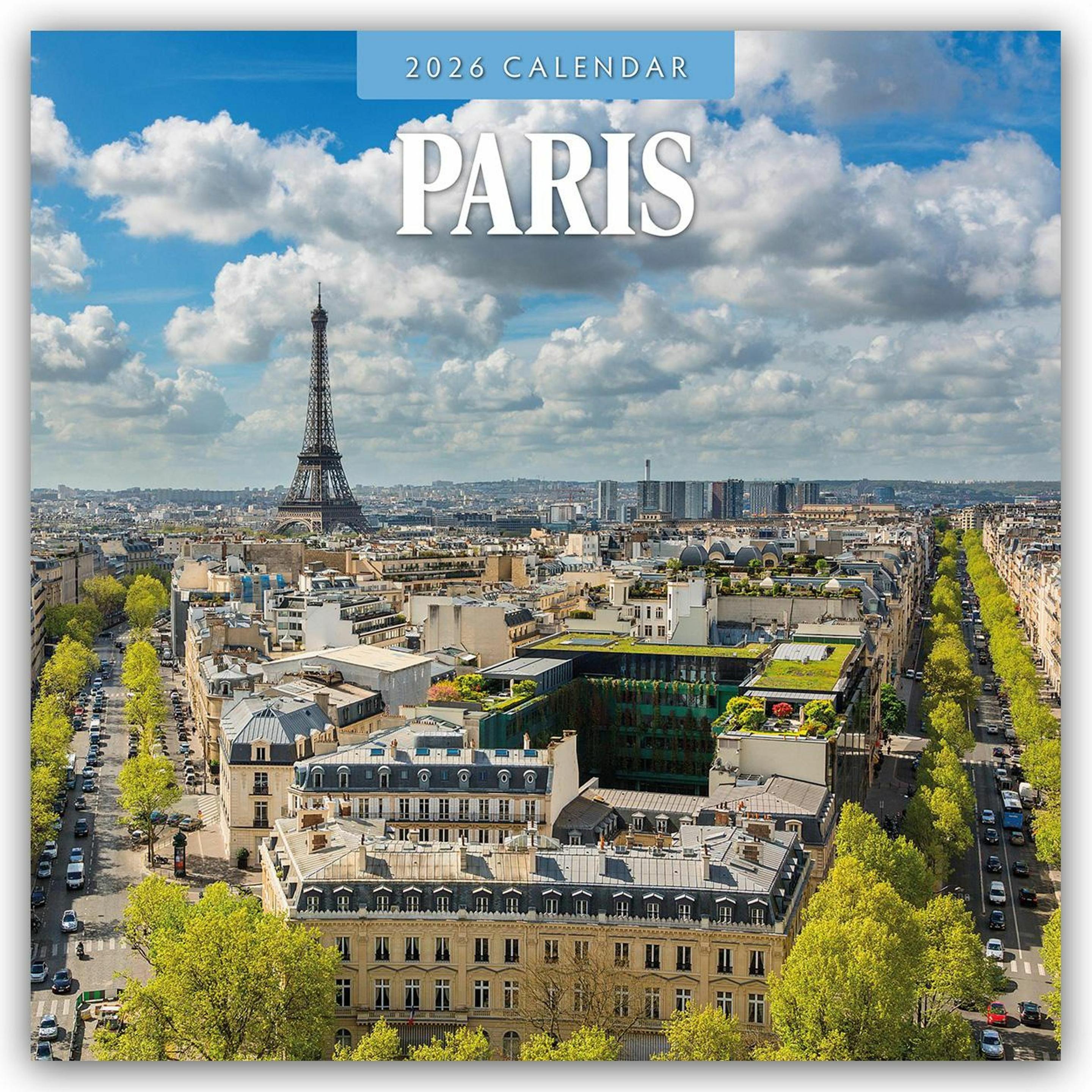 Red Robin Paris 2026 Square Wall Calendar - acheter sur Digitec