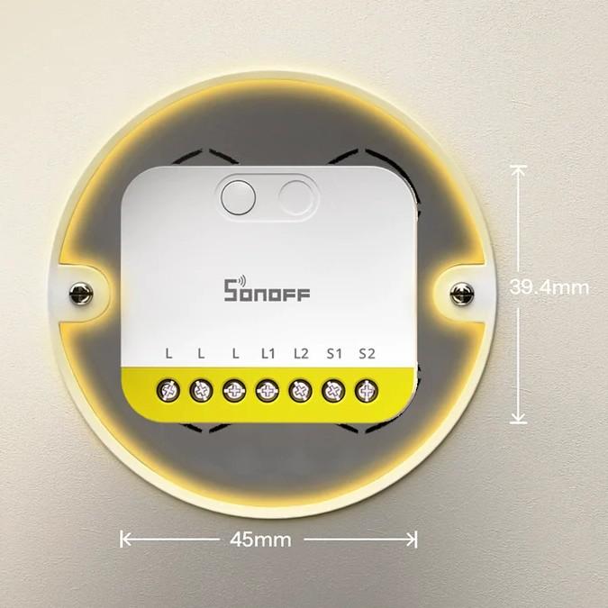 Sonoff MINI DUO-L 2-Gang Zigbee Smart Switch - buy at Galaxus