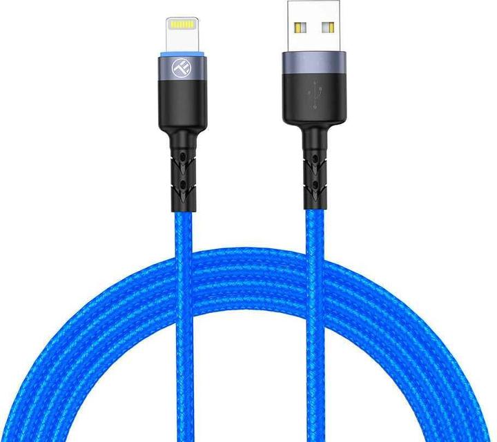 Tellur Data cable USB to Lightning with LED Light, 3A, 1.2m blue - Digitec