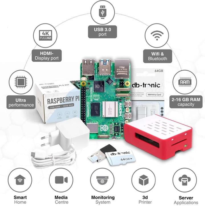 Db-tronic Raspberry Pi 5 Cooler-Kit | 64GB Edition - buy at Digitec