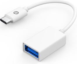 HP DHC-TC105 Adapter USB-A 3.0 (F) - USB-C 3.0 (M) 15 cm weiss - Digitec