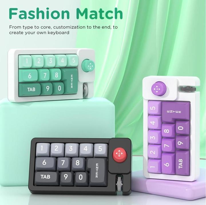 PowerGuard K810 NumPad RGB Gaming Keypad & Joystick Cursor Wheel - Digitec