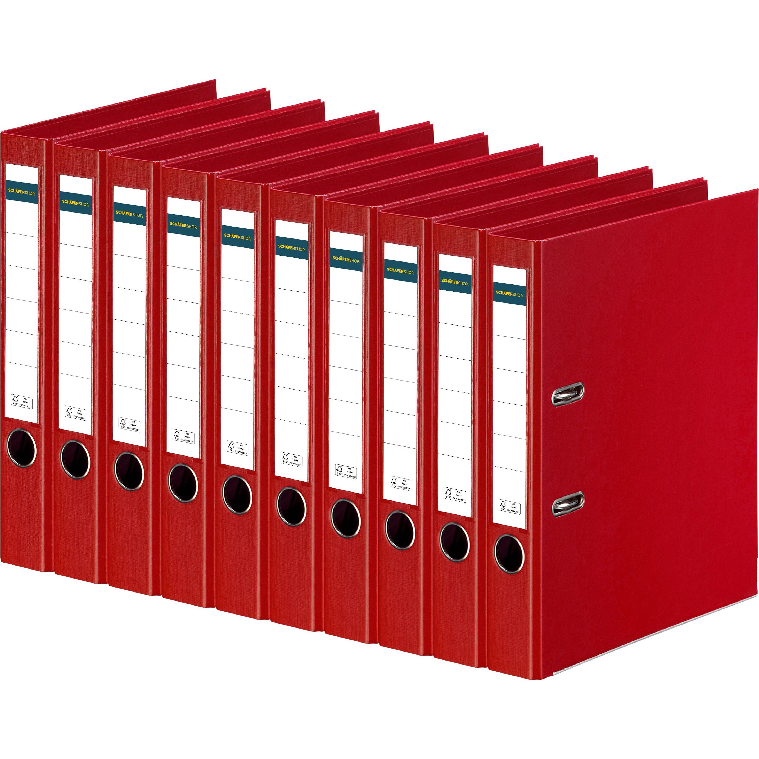 Schäfer Shop Folder, DIN A4, spine width 50 and 80 mm (A4, 50 mm, 10 ...