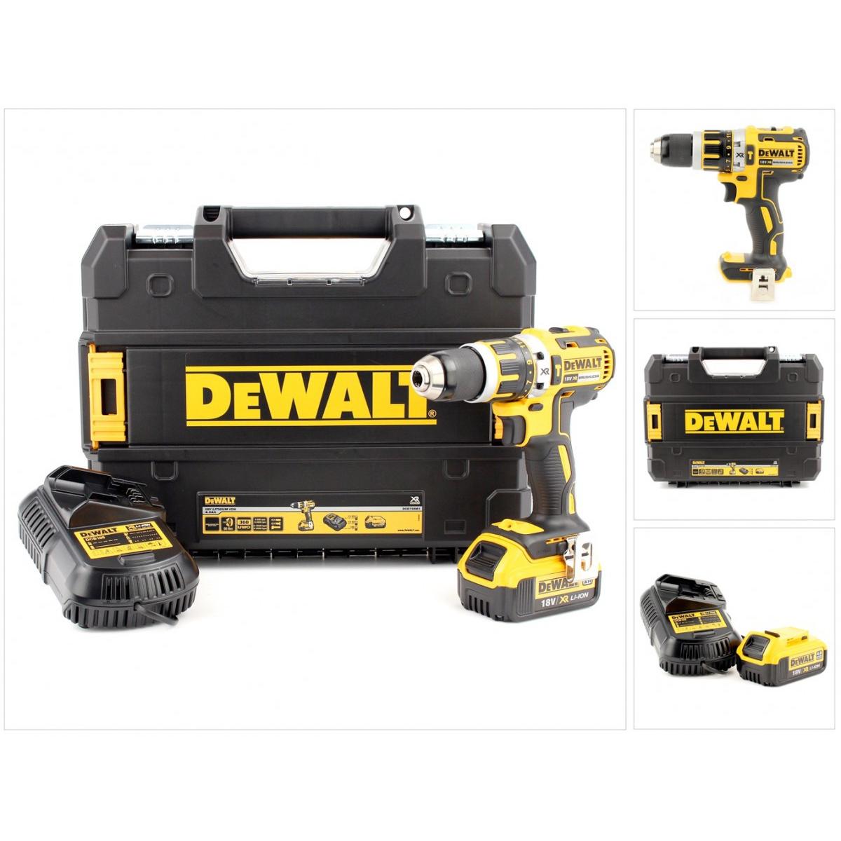 DeWalt DCD 795 M1 - 18 V Akku Schlagbohrschrauber mit 1x 4 Ah Akku ...