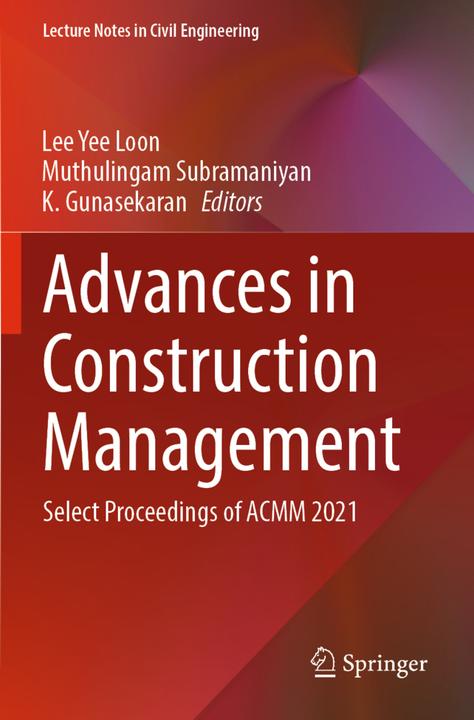 Springer Advances in Construction Management - kaufen bei Galaxus