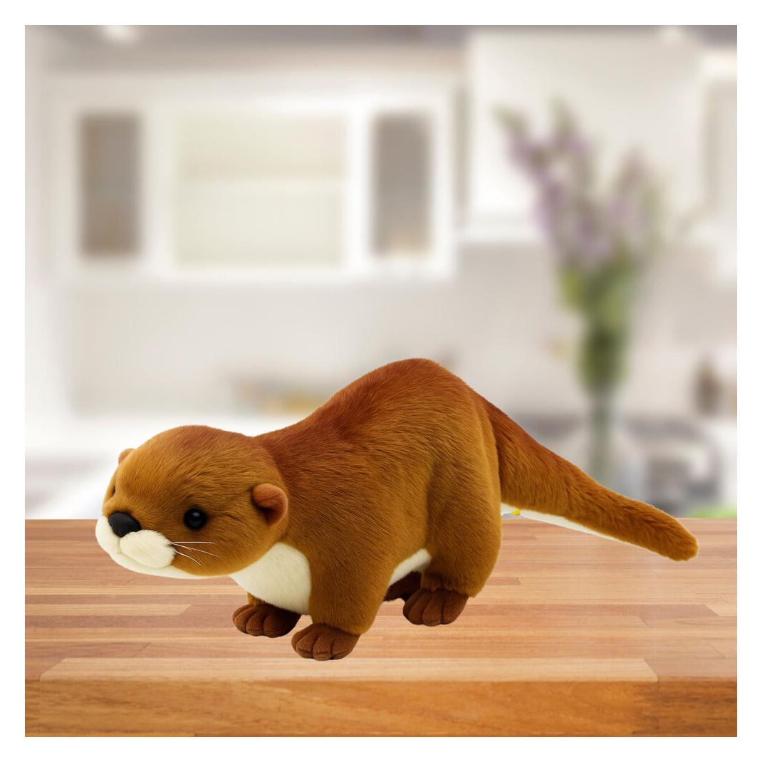 Lean Toys Plüsch Maskottchen Kuscheltier Otter Weiss Braun 50cm - Galaxus