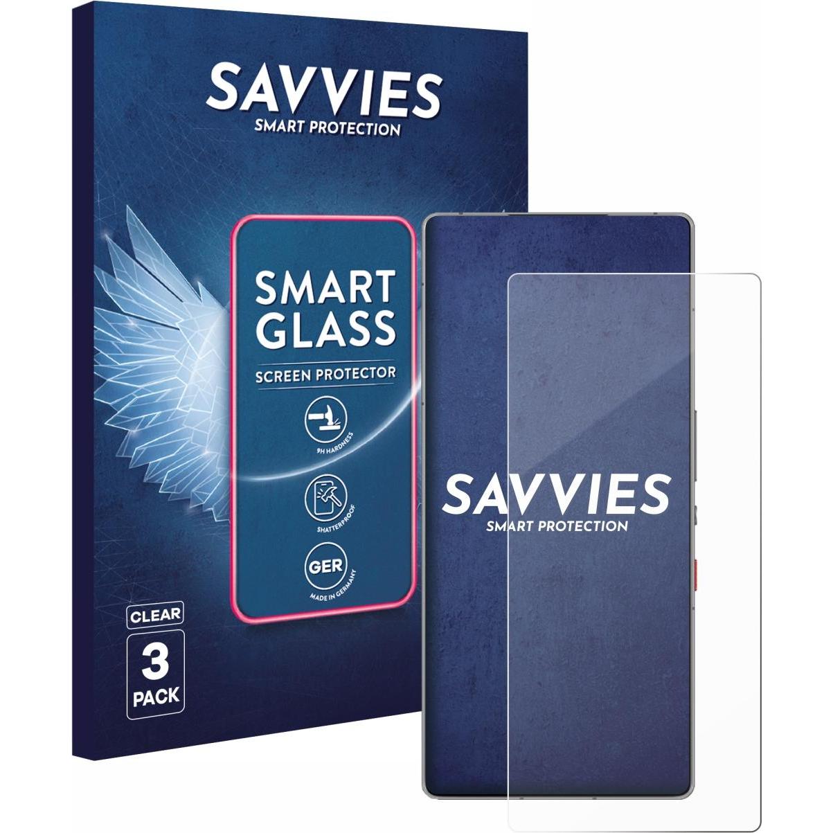 Savvies Panzer Schutzglas für ZTE Nubia Red Magic 11 Pro Schutzfolie ...