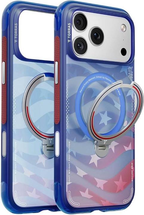 Torras iPhone 17 Pro – Ostand Q3 Air MagSafe US Starlight - Limited Edition