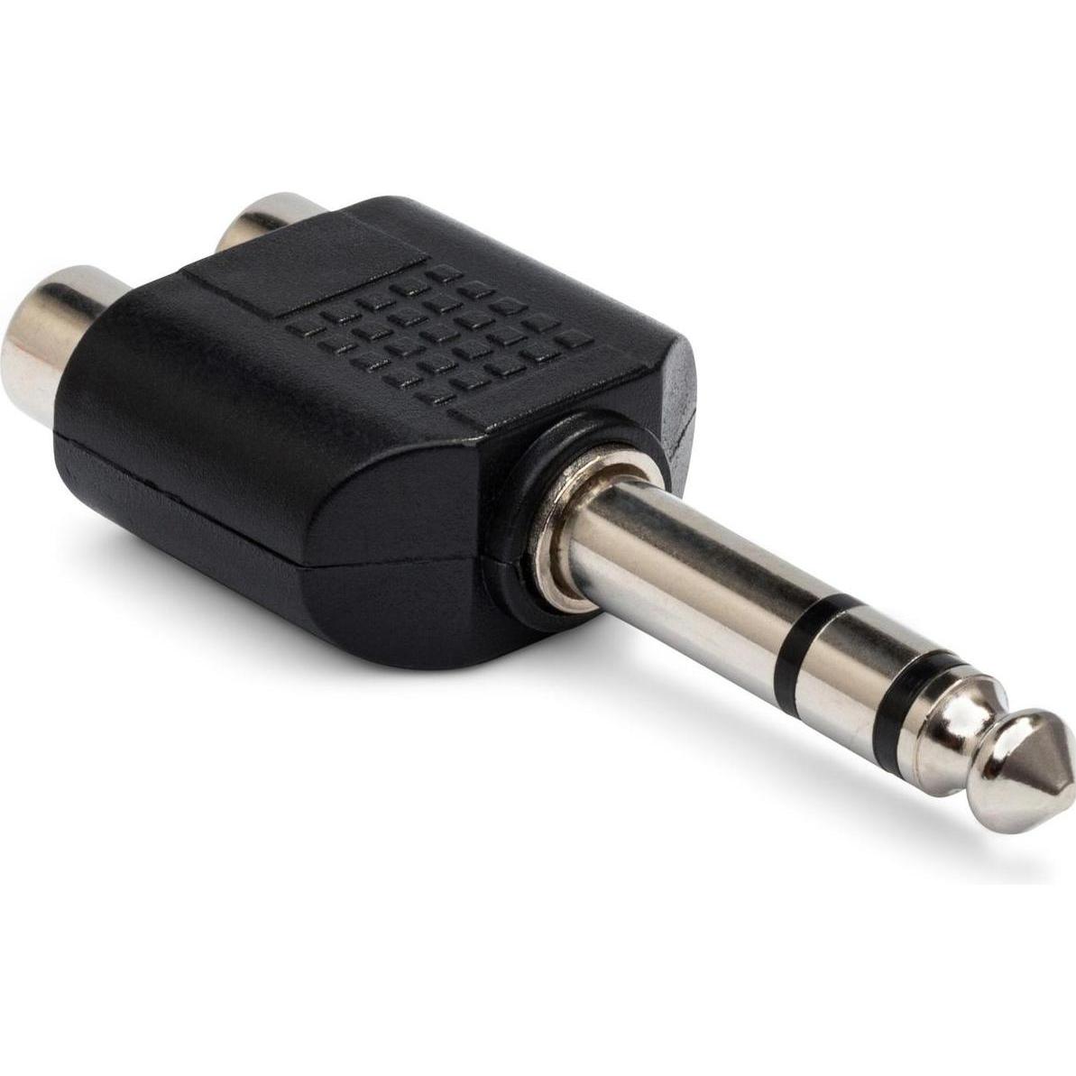 Hosa GPR484 Adapter 2x Cinch-Kupplung auf 6,3 mm TRS