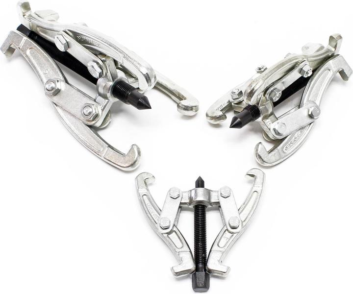 XPOtool Gear Puller Set 3 Pieces 75, 100 and 150 mm 3 Leg Extractor ...