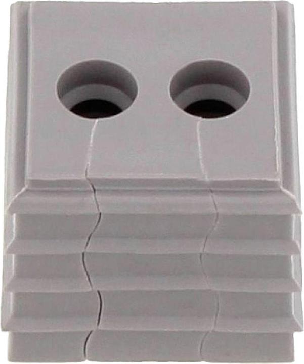 Conta-Clip KDS-DE 2X5-6 GR Dichtelement Thermoplastisches Elastomer Grau 10