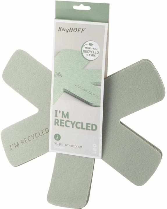 BergHoff Pfannenschutz Set Leo Balance 3 Stück, Grün, Material - Galaxus