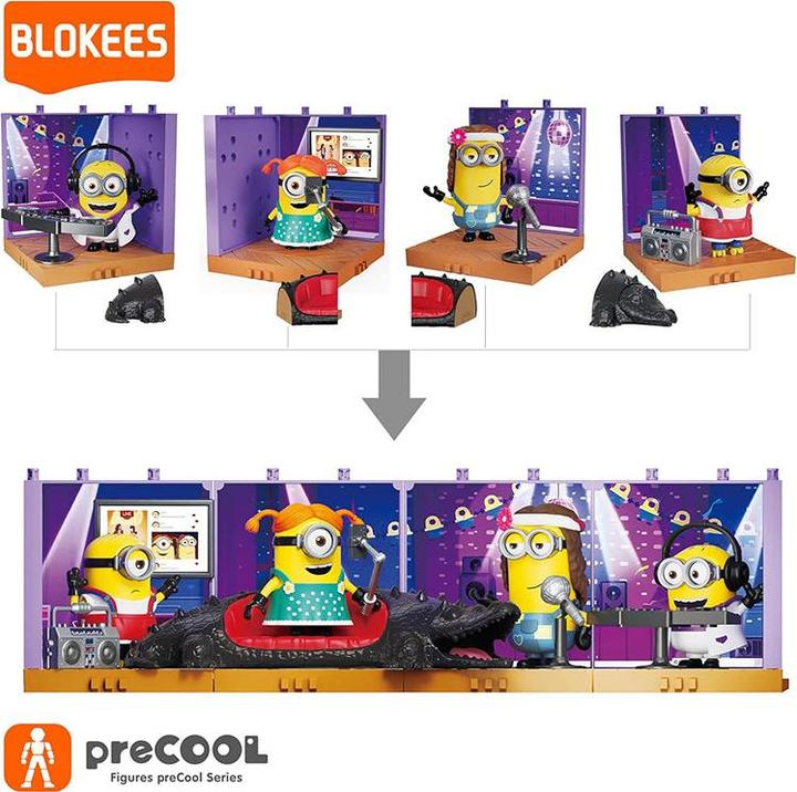 Blokees MK Blind Box 6pz Minions: Precool Series 02 32cm - Galaxus