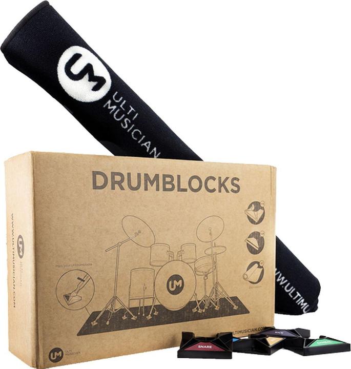 Ultimusician Drumblocks met zwarte drummat - buy at Digitec