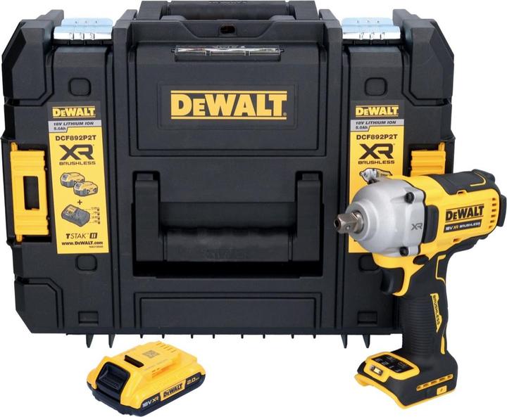 DeWalt DCF 892 NT Akku Schlagschrauber 18 V 813 Nm 1/2" Brushless + 1x ...