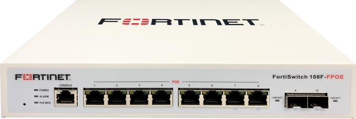 Fortinet FS-108F-FPOE - L2+ management switch with 8xGE + 2xSFP ...