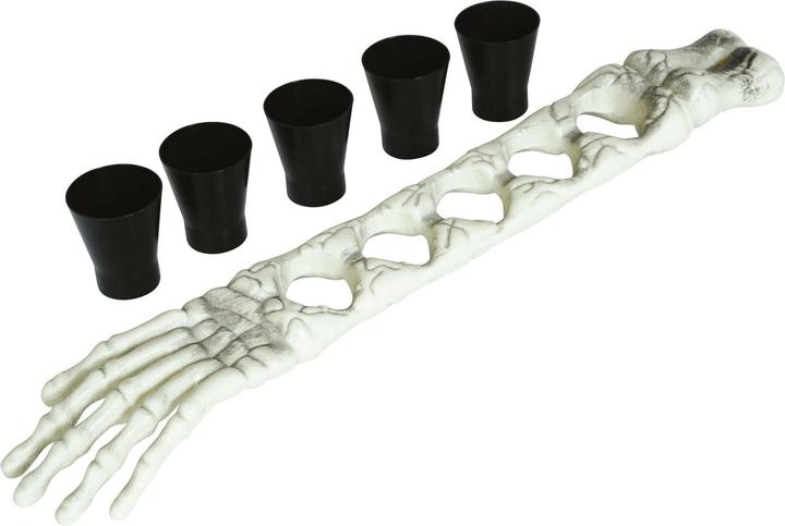 Metamorph Skelettarm mit 5 Schnapsgläsern - kaufen bei Galaxus