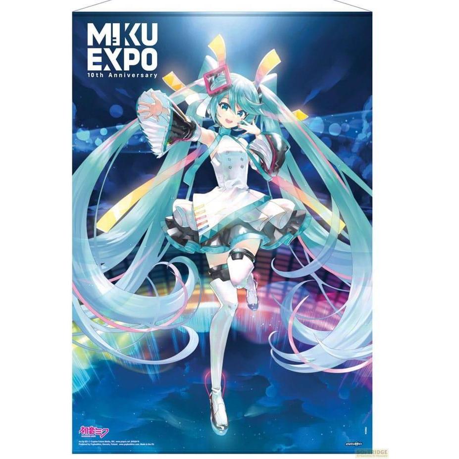 POPbuddies Hatsune Miku wall scroll Miku Expo 10th Anniversary Limited ...