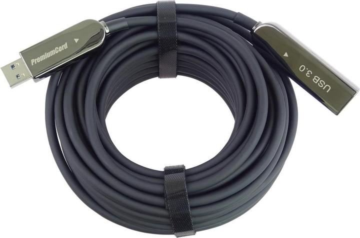 PremiumCord Cable USB3.0 + 2.0 prodlužovací optický AOC kabel A/Male ...