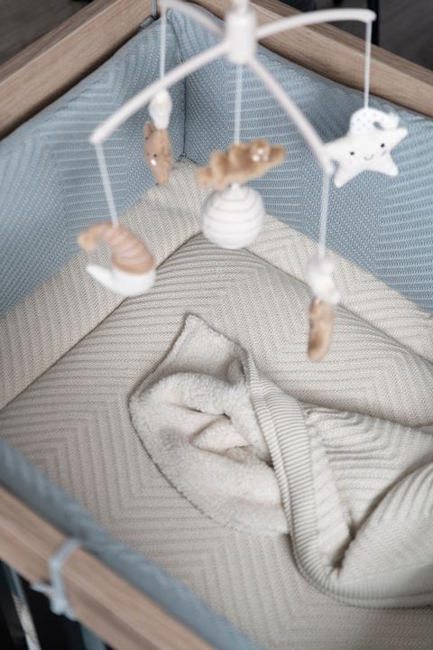 Baby's only Laufgitter Nestchen Grace nordic blue (4 cm) - Galaxus