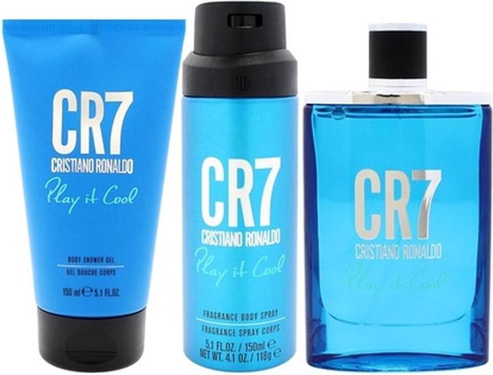 CR7 Cristiano Ronaldo Play It Cool For Men 3 Pc Gift Set 34oz EDT Spray ...