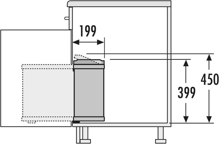 Hailo Waste bin 3416101 - buy at Galaxus