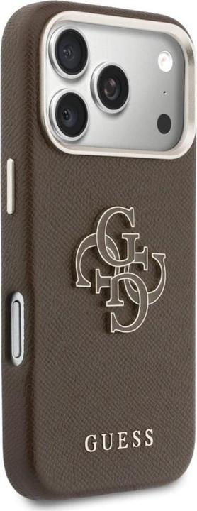 Guess - Hardcase Resin Logo (GUHCP17L5PS4RGGW) - iPhone 17 Pro - Brown ...