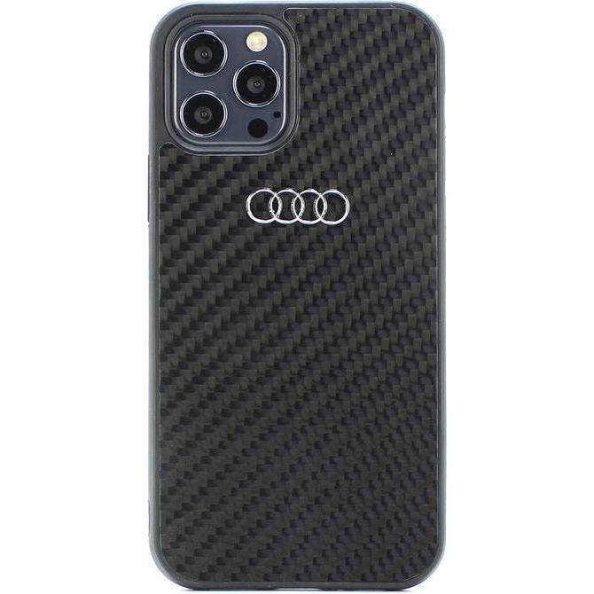 Audi Case für Apple iPhone 12 / 12 Pro Handyhülle SCHWARZ/CARBON No.121 ...