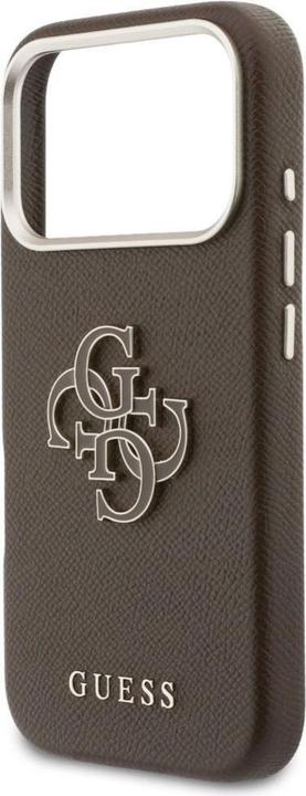 Guess - Hardcase Resin Logo (GUHCP17L5PS4RGGW) - iPhone 17 Pro - Brown ...