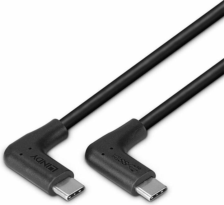 Lindy 1m USB 3.2 type C cable 2 x 90° angled (32023) - buy at Galaxus