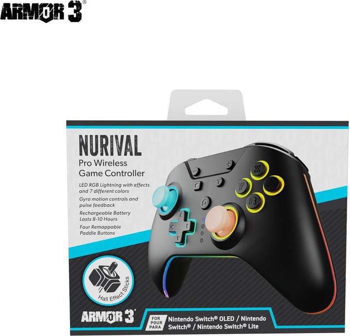 Hyperkin NuRival Wireless Hall Effect Game Controller (Switch, Switch ...