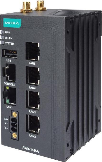 Moxa Industrieller 802.11ax Wireless AP mit 5 101001000BaseT(X) Ports ...