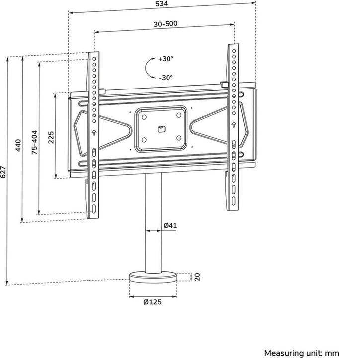 Neomounts TV Desk Mount (grommet) - kaufen bei Galaxus