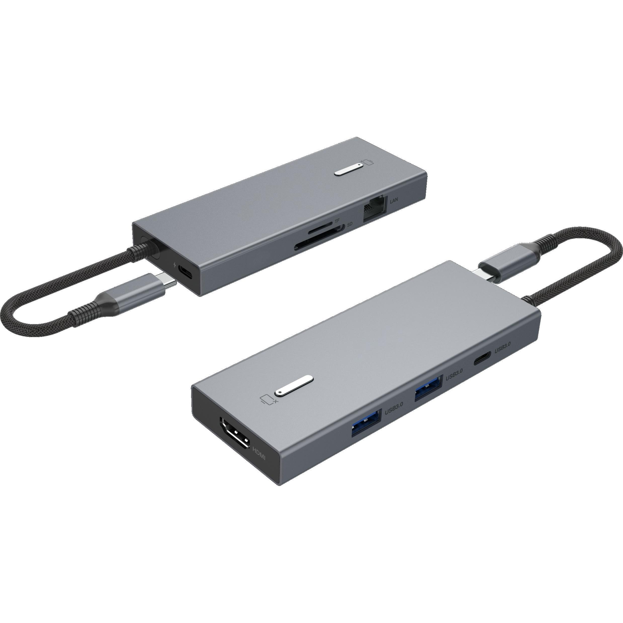 Fuj Tek 8-in-1 USB-C Hub, 100W PD - acquista su Digitec