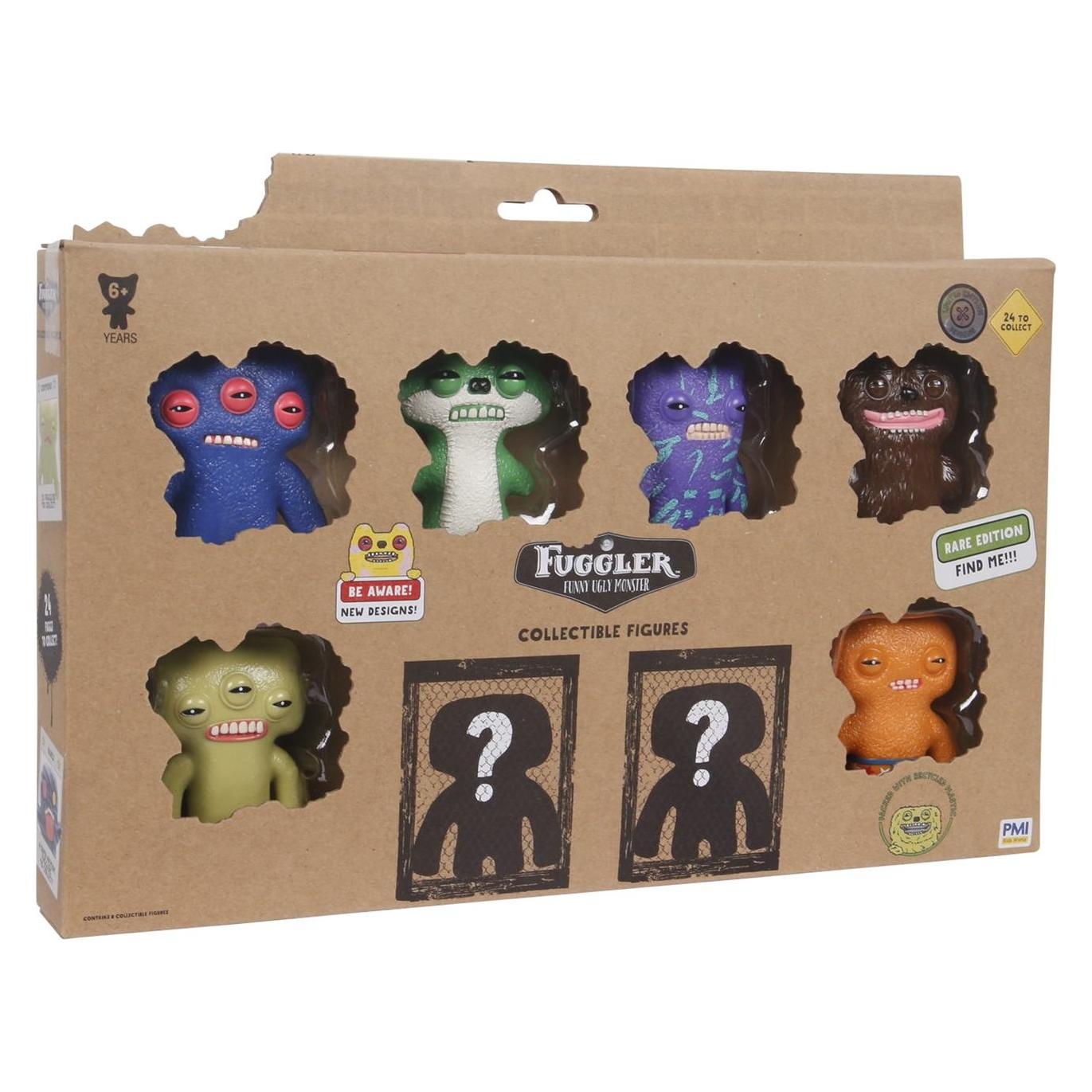 Pmi Kids World Fuggler Limited Edition 1.5 Collectible Figures - 8 Pack ...
