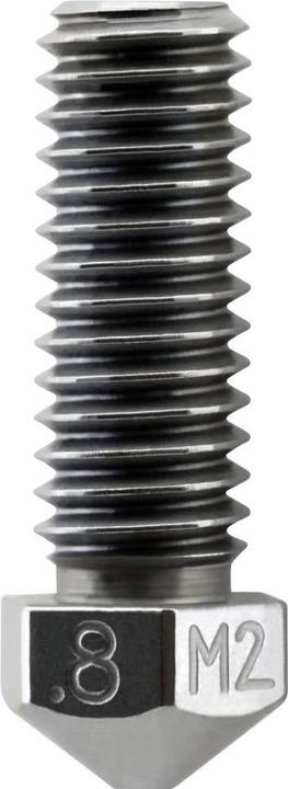 MicroSwiss 0.8mm E3D Volcano Micro Swiss M2 Acier trempé Buse revêtue
