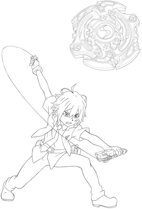 beyblade coloring book