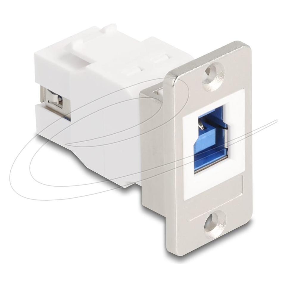Delock Panel Mount USB 5 Gbps Typ-B Buchse zu USB Typ-A Buch