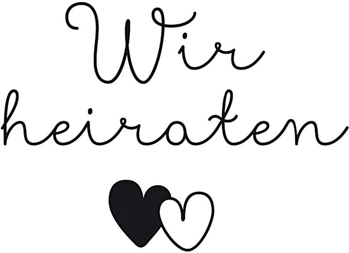 Rico Design Stempel Wir heiraten - kaufen bei Digitec