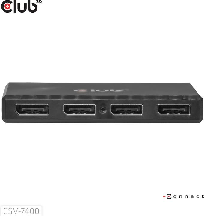 Club 3D CSV-7400 DisplayPort™ Quad Monitor Hub MST 4x 4K30Hz - Galaxus