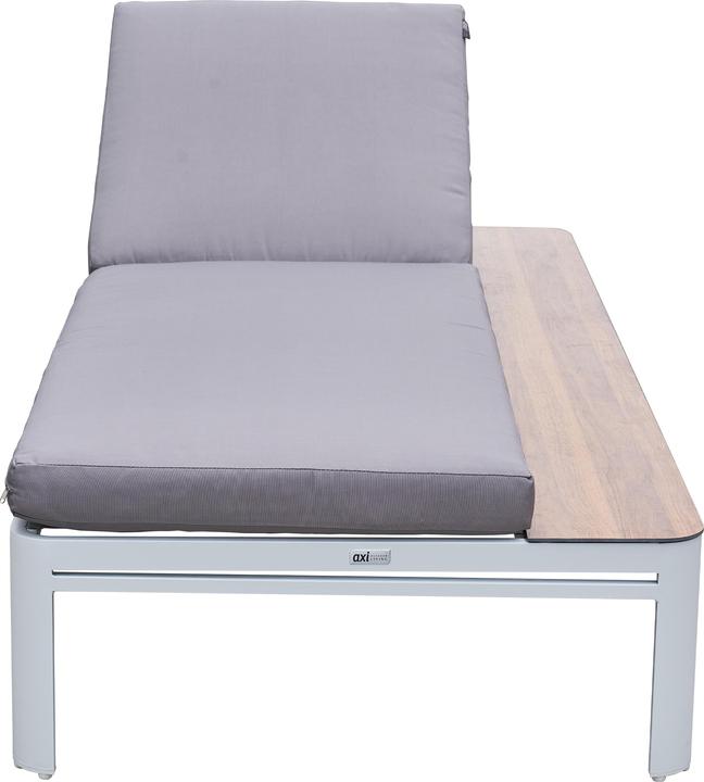 Axi Gartenliege Kira mit Tisch weiss/grau - kaufen bei Galaxus - Galaxus