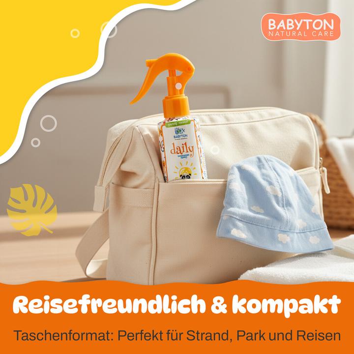 Babyton Kids Natürlicher Sonnenschutzspray für den täglichen Gebrauch ...