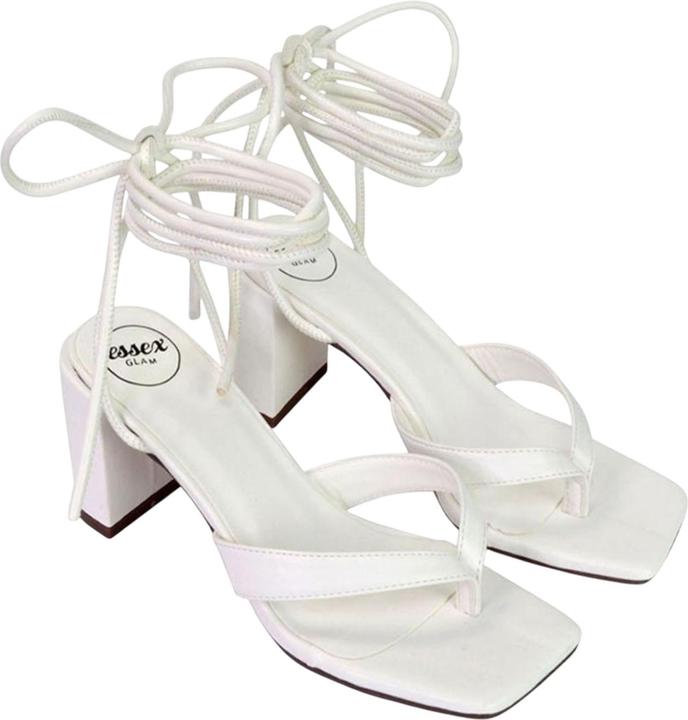 XY London Womens/Ladies Kiko Strappy Lace Up Sandals (39.5)